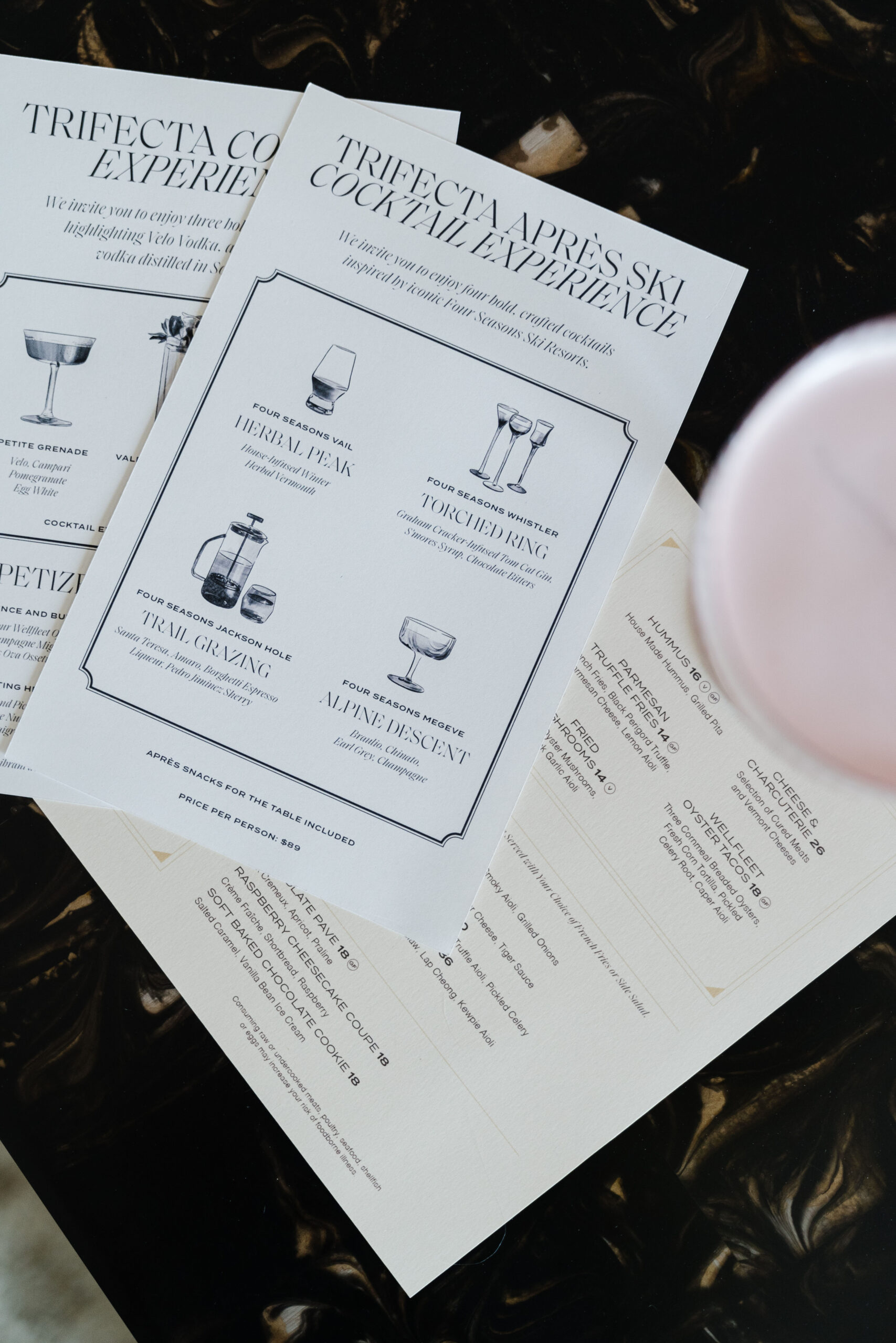 Trifecta at Four Seasons Hotel One Dalton Street, Boston | Studio van M